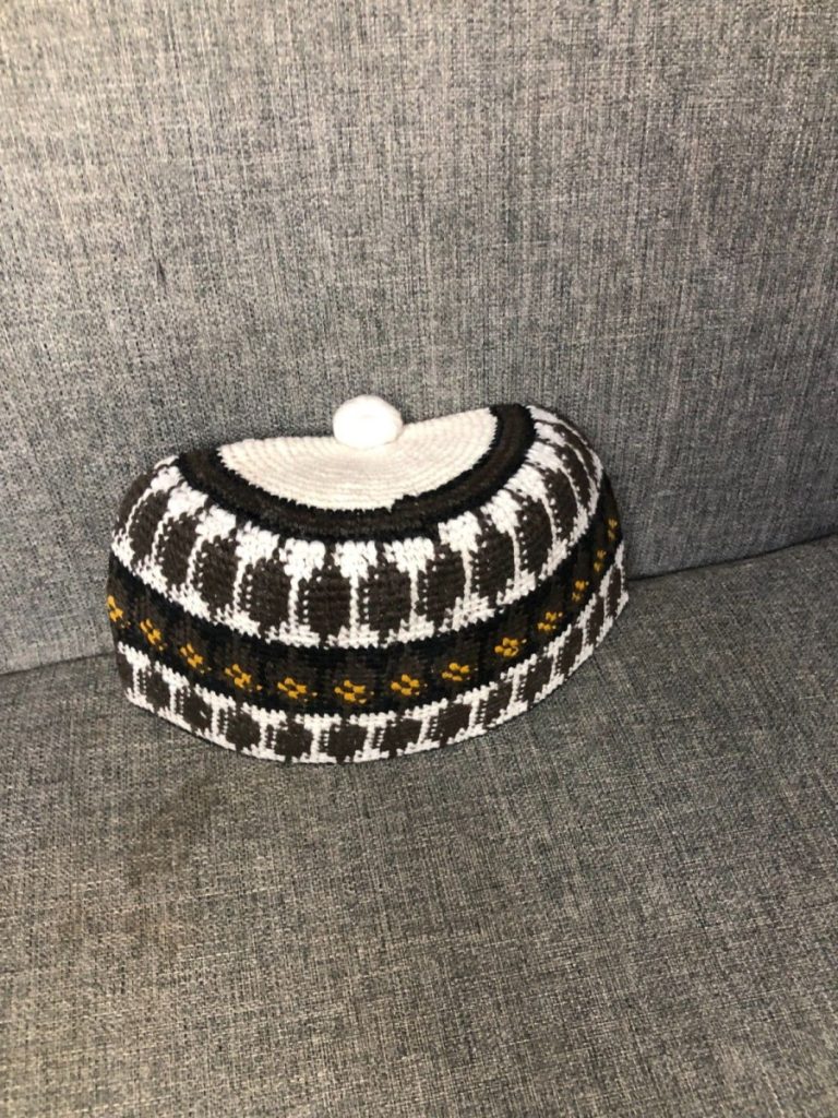 Buy Hand Woven Hausa, Fulani Men Traditional Kufi Cap for African Men ...