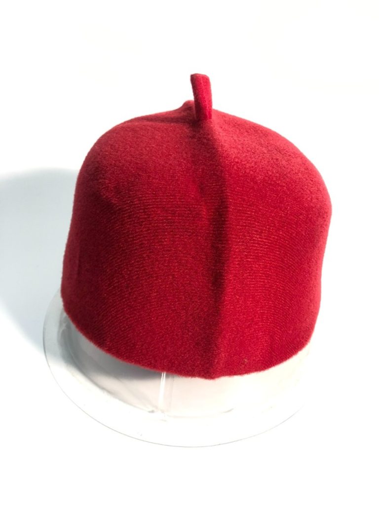 Buy Maroon Color Igbo Men Beaded Cap. African Beaded Hat for ...